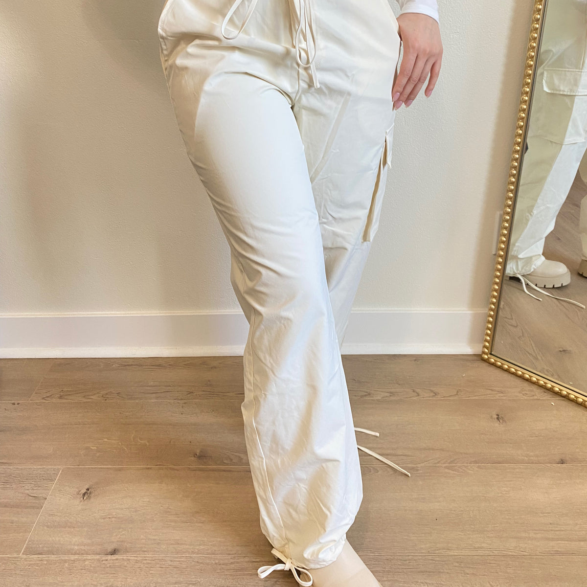 Candace Cargos - cream – T H E S H O E L A B E L